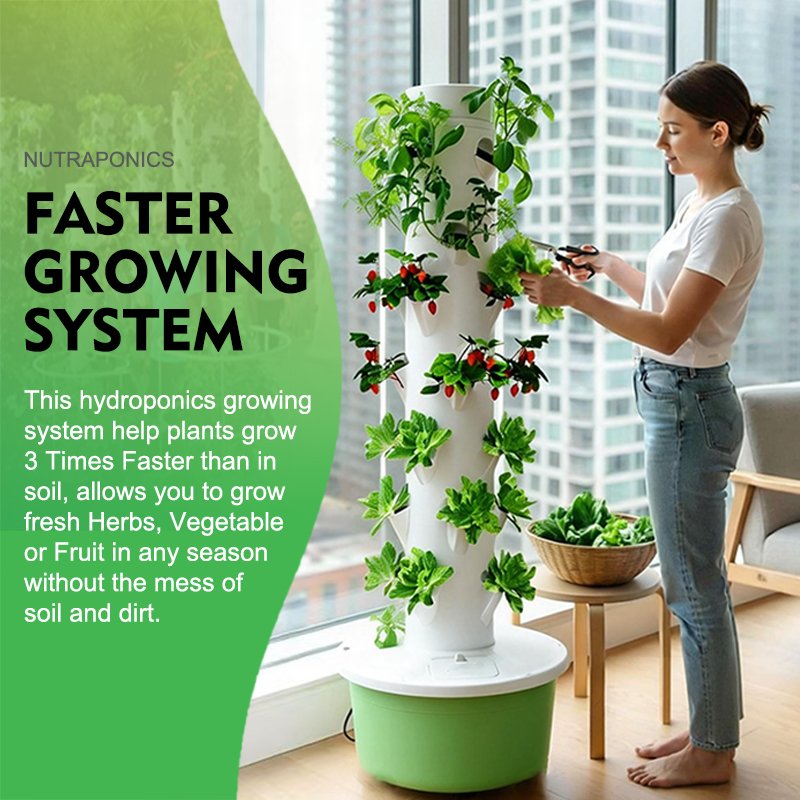 SPRINGS FAITH Hydroponic Tower Garden (Model TSP-L9) - tower-farms.com